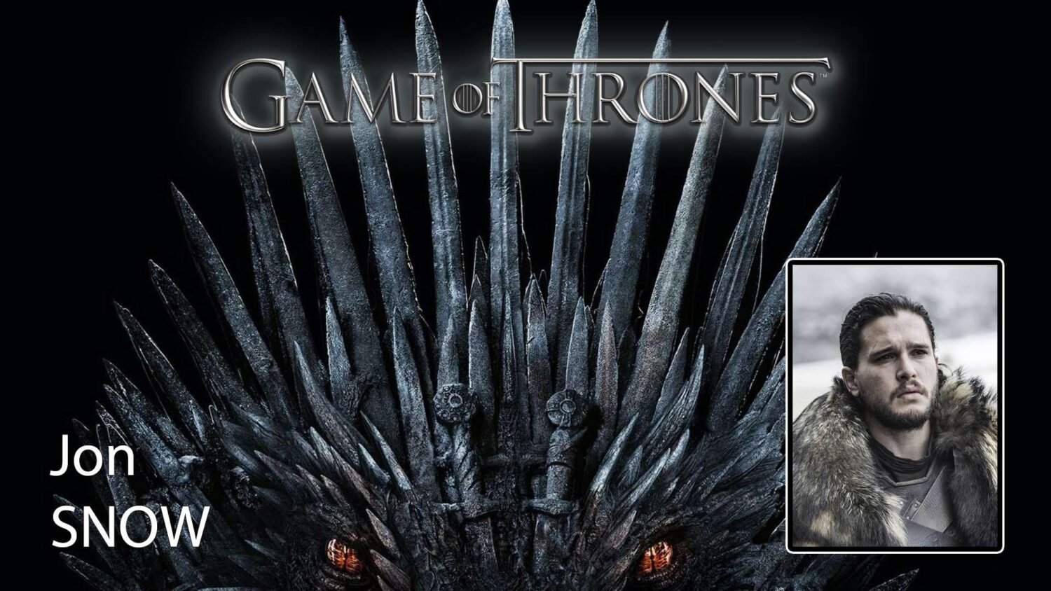 Jon Snow – série Game of Thrones